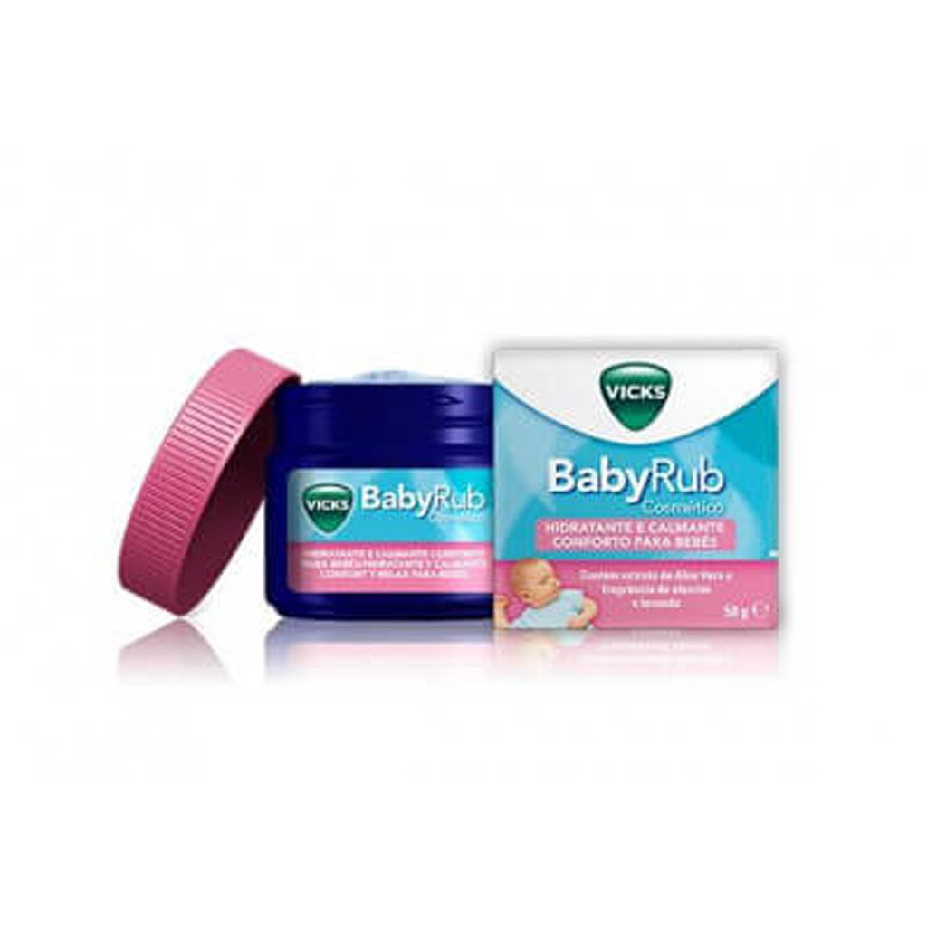 Vicks Babyrub Pda Hidra Calm 50g | Farmácia Aquém Tejo